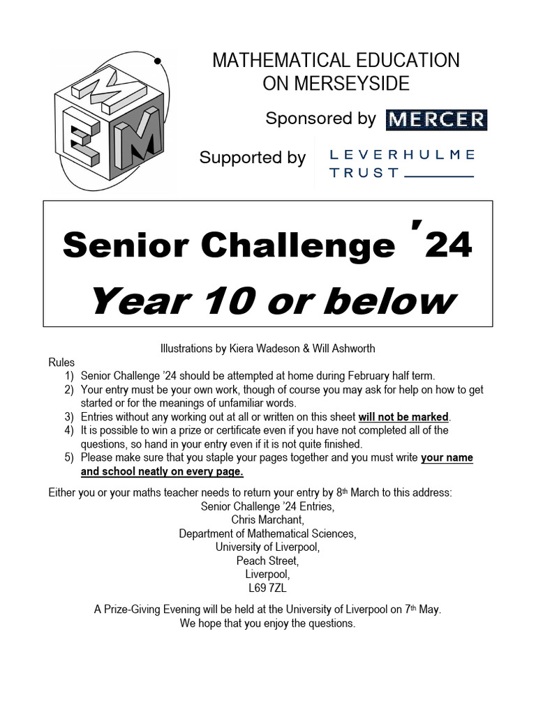 Senior Challenge 2024 | PDF