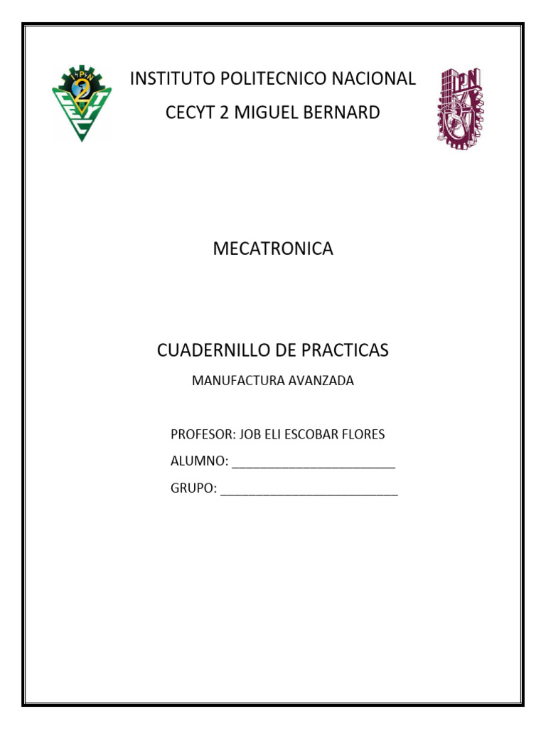 Practica 1 Manufactura Avanzada | Descargar gratis PDF | Control numerico | Metalurgia
