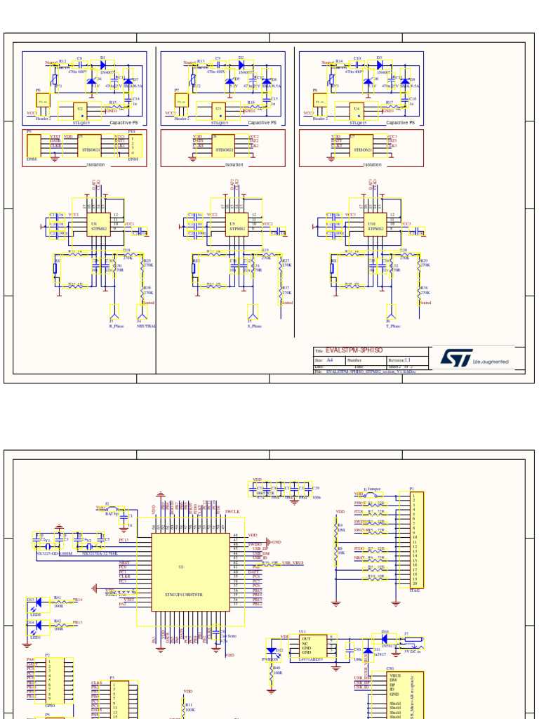 En - EVALSTPM-3PHISO Schematics | PDF