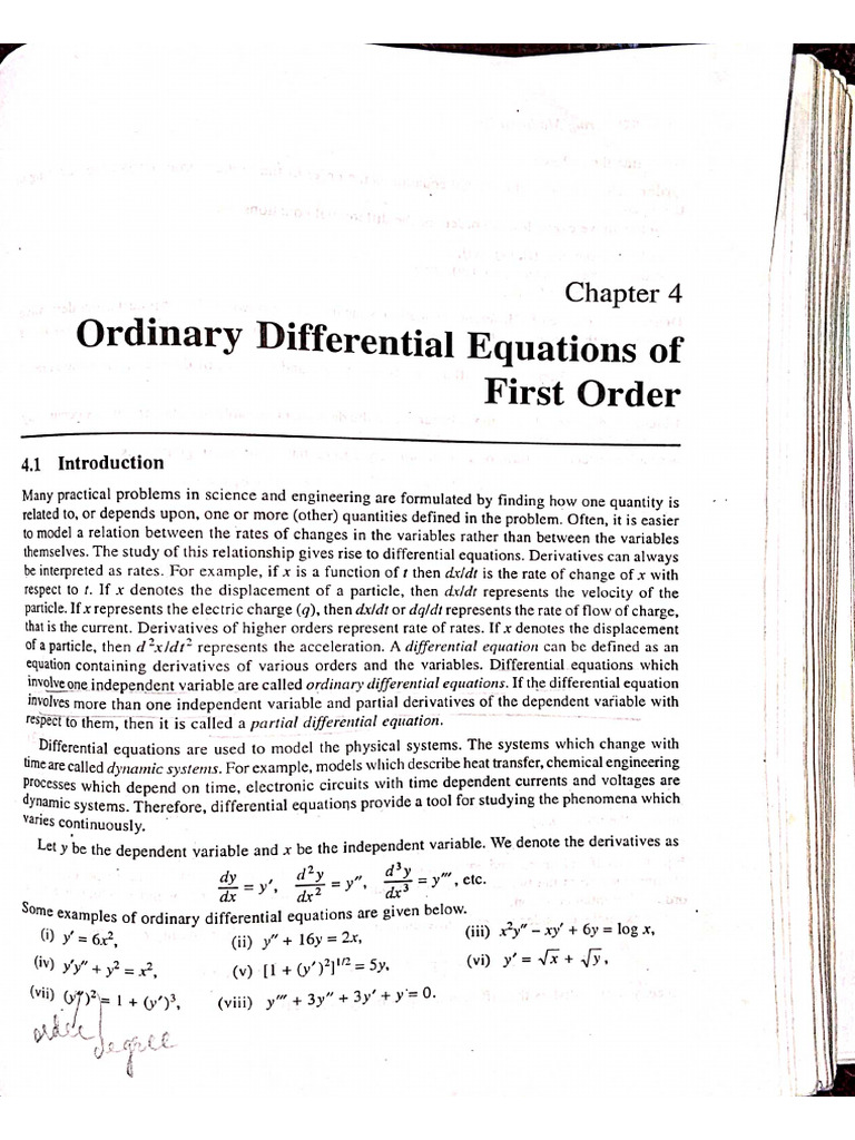 (R.K Jain) Ordinary Differential Equations | PDF