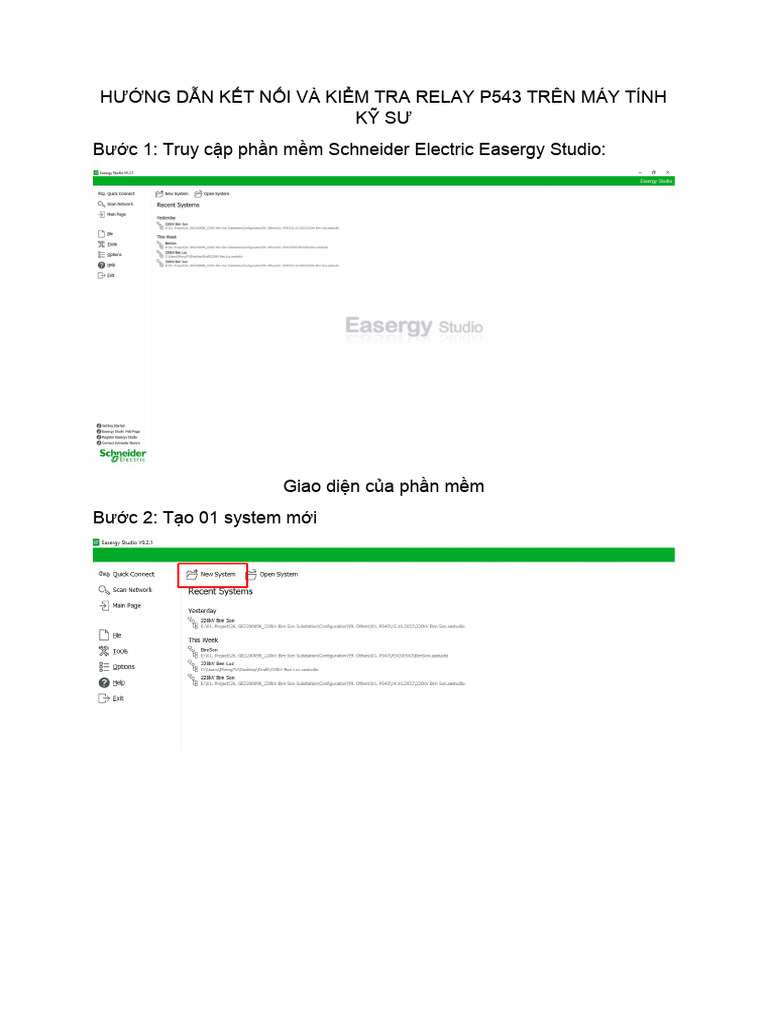 HƯỚNG DẪN KẾT NỐI VÀ KIỂM TRA RELAY P543 TRÊN MÁY TÍNH KỸ SƯ | PDF