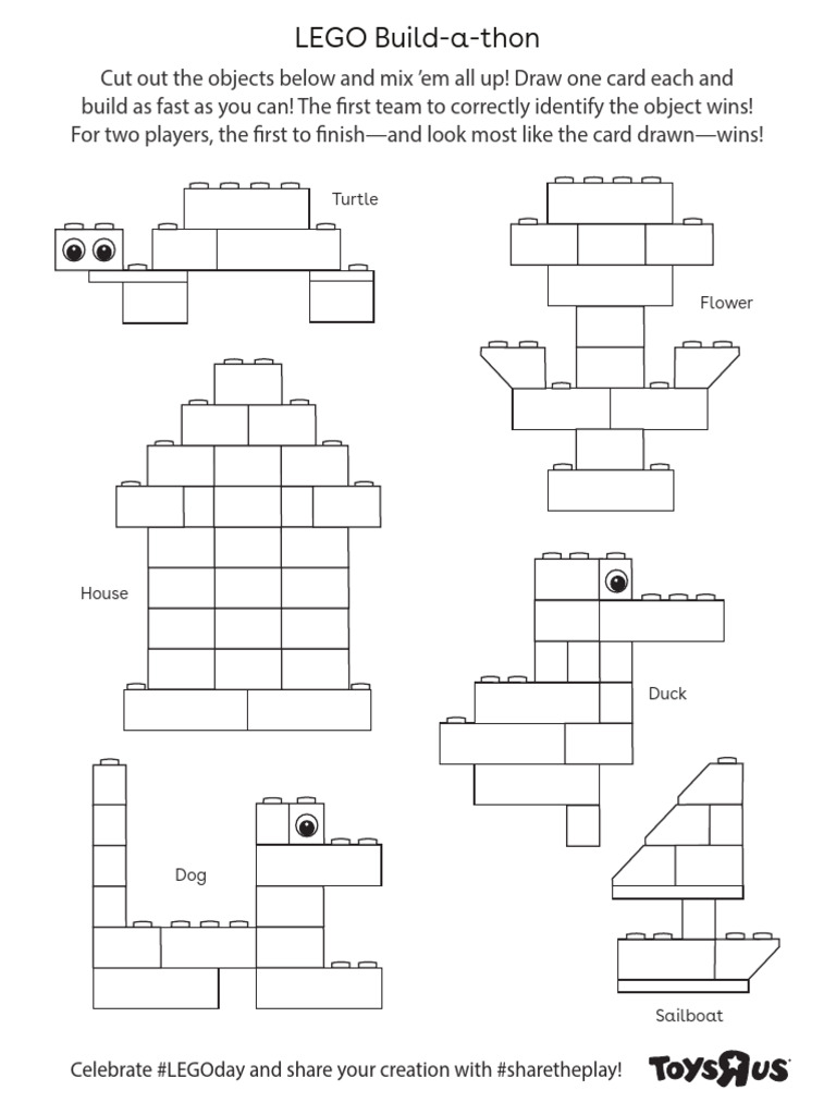 LEGO Build A Thon 126 | PDF | Games & Activities
