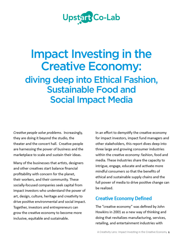 Deep Dive Full Series Upstart Co Lab | PDF | Sustainability | Fashion