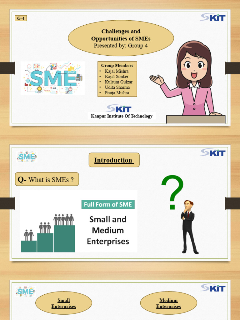 Challenges And Opportunities Of Smes Pdf Small And Medium Sized