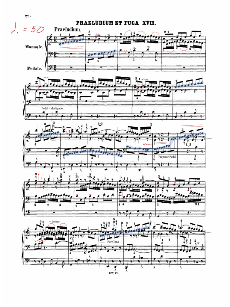 Prelúdio e Fuga, BWV 547 | PDF