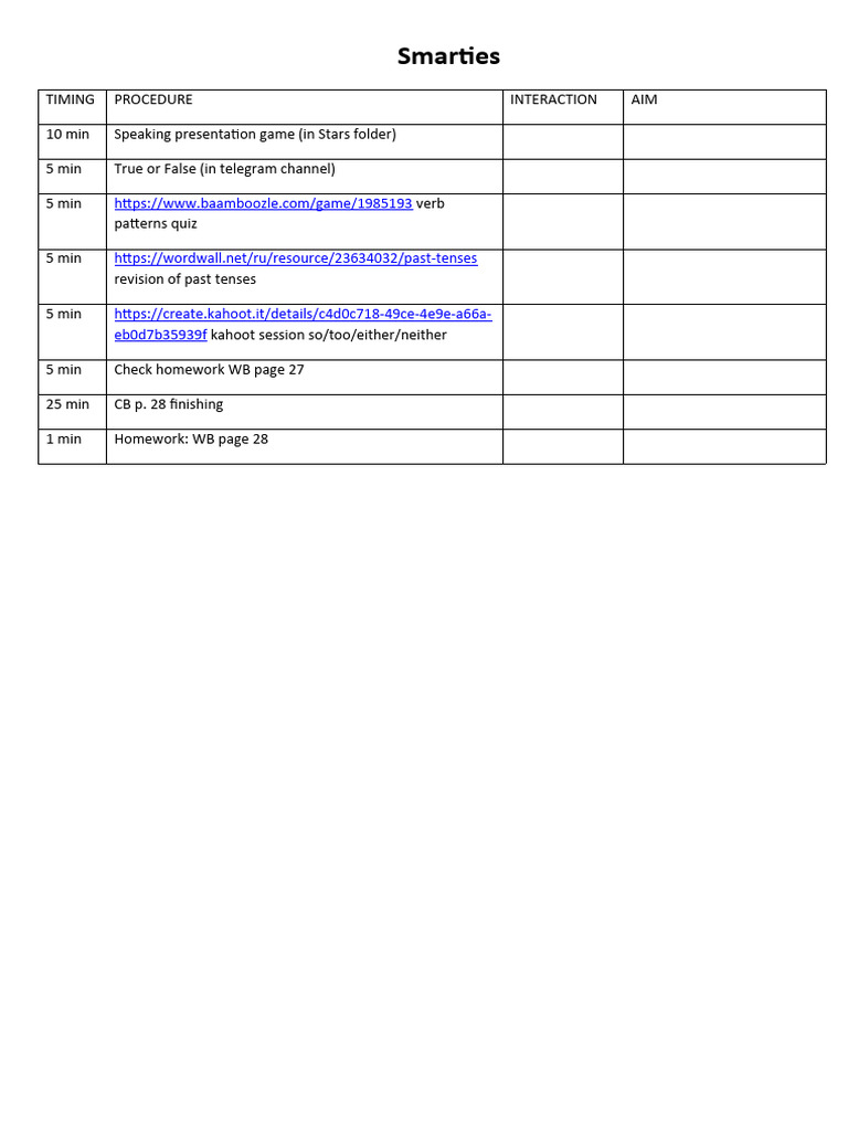 7 Level Smarties 01.05.2024 | PDF