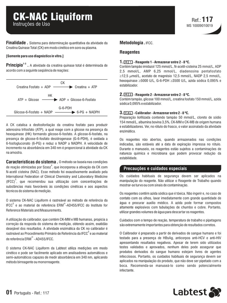 CK NAC Liquiform 117 Port | PDF | Ciências e Matemática