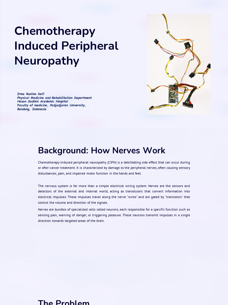 Chemotherapy Induced Peripheral Neuropathy | PDF | Nerve | Axon