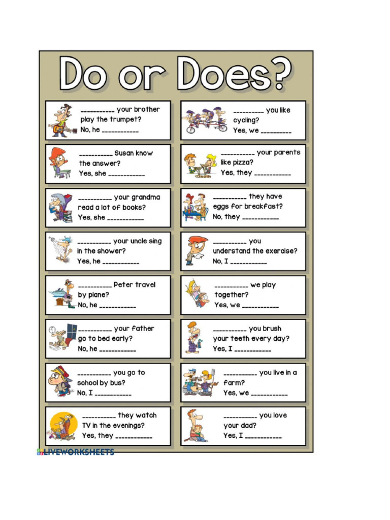 DO Does | PDF