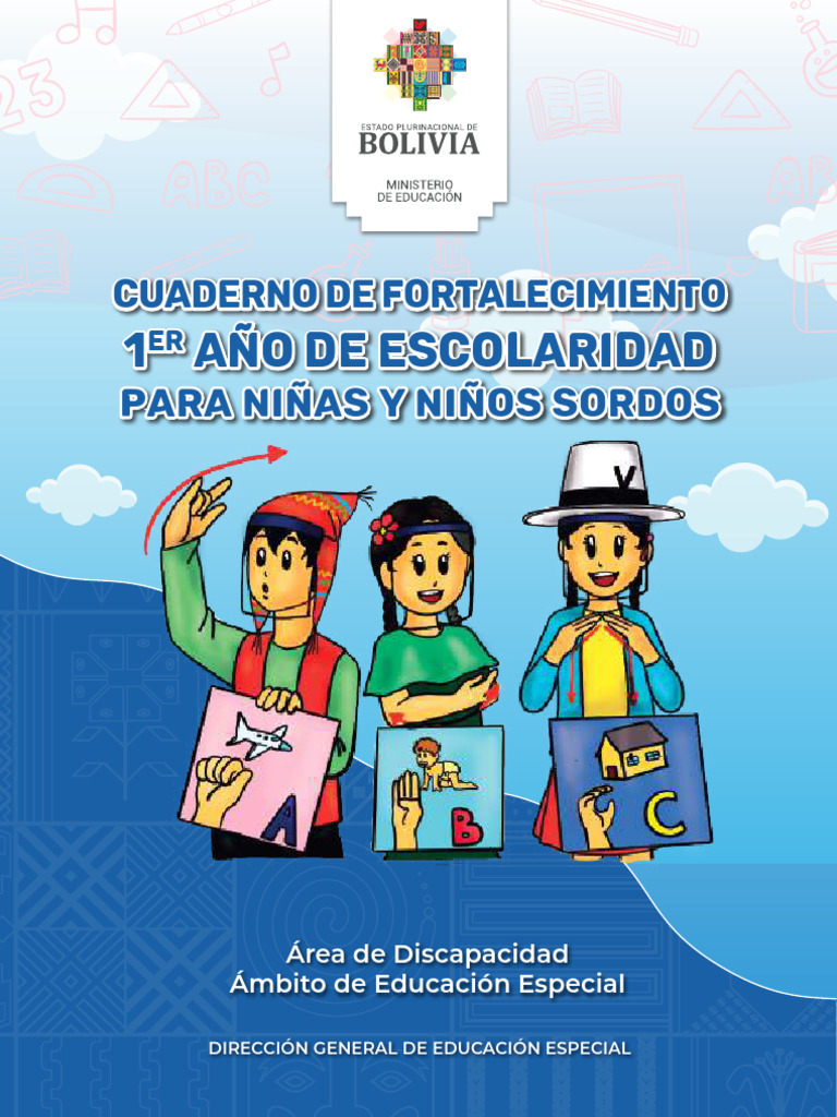 Cuaderno de Fortalecimiento 1er Ao de Escolaridad para Nios y Nias Sordos Compressed | Descargar ...