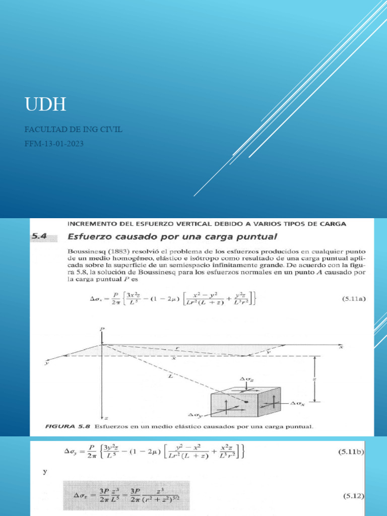Esfuerzos en Masa de Suelos | PDF
