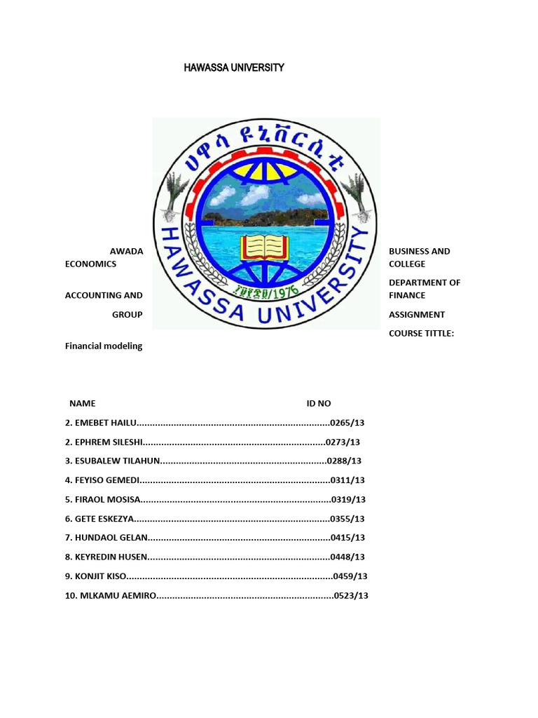 LC Modeling Group Assignment | PDF | Net Present Value | Mathematical ...