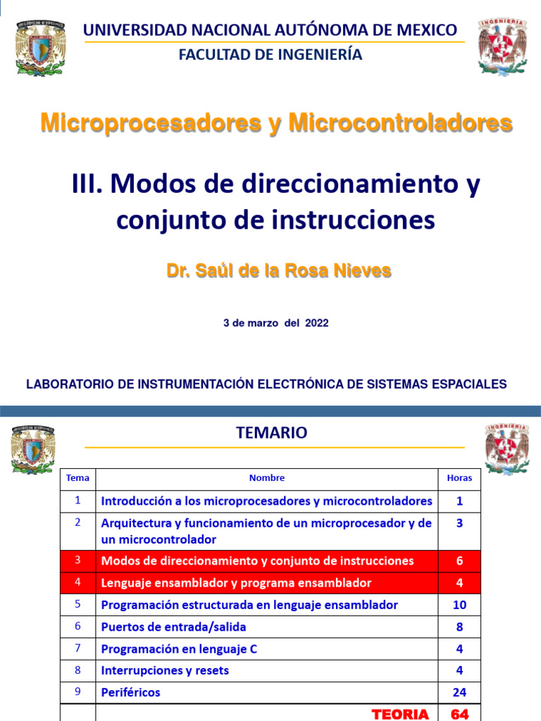 Microcontroladores | PDF | Lenguaje ensamblador | Lenguaje de programación