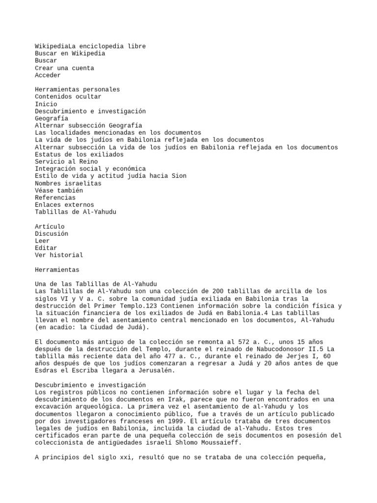 Tablillas de Al-Yahudu: Judíos en Babilonia | PDF