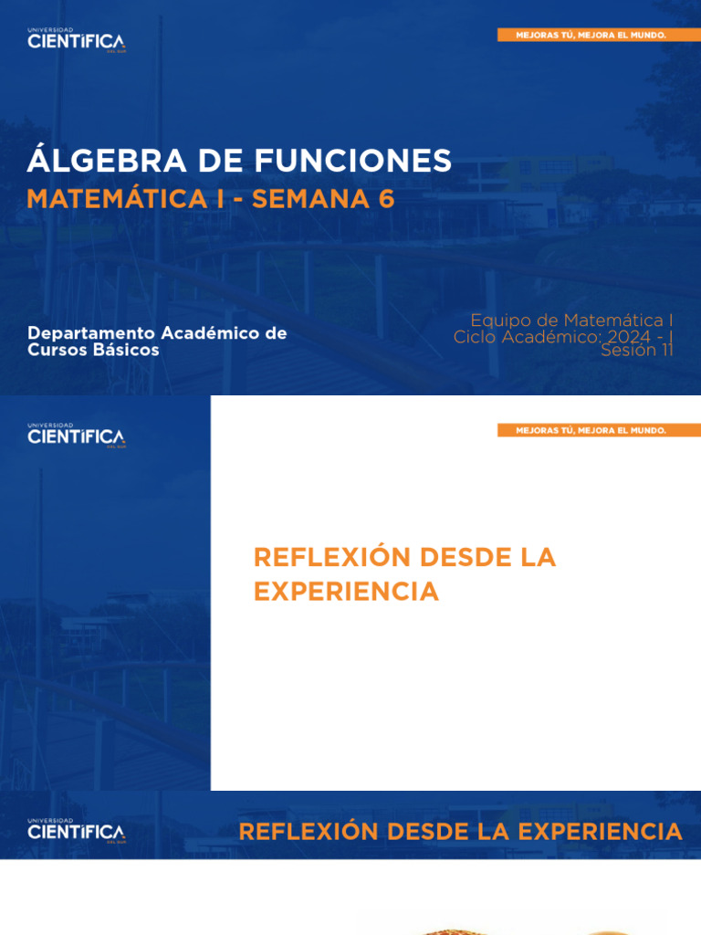 S06 s11 Álgebra de Funciones | PDF | División (Matemáticas) | Función (Matemáticas)
