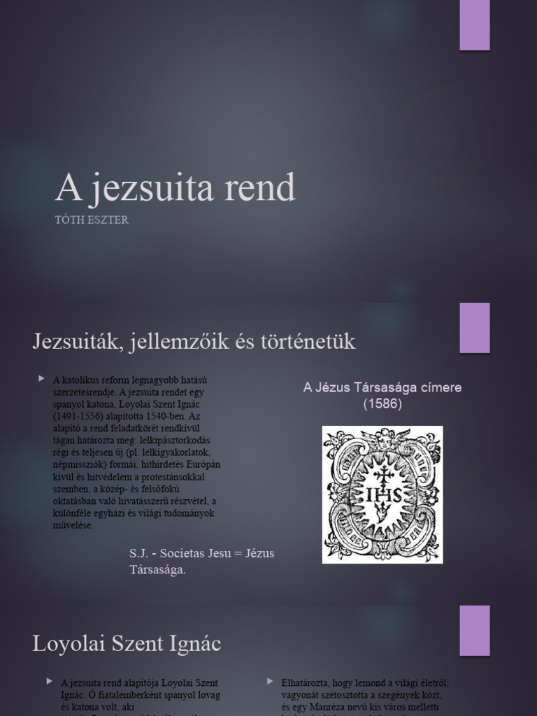 A Jezsuita Rend | PDF