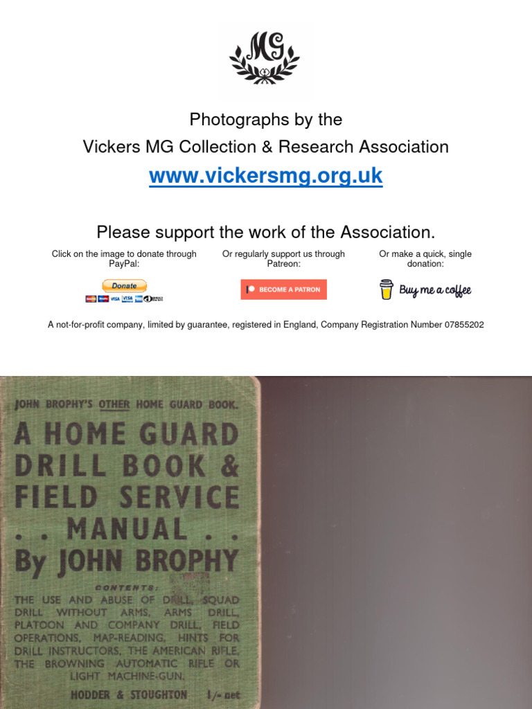 A Home Guard Drill Book & Field Service Manual 1941 UK | PDF