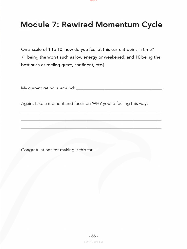 07 Rewired Module 7 Success Momentum Cycle | PDF
