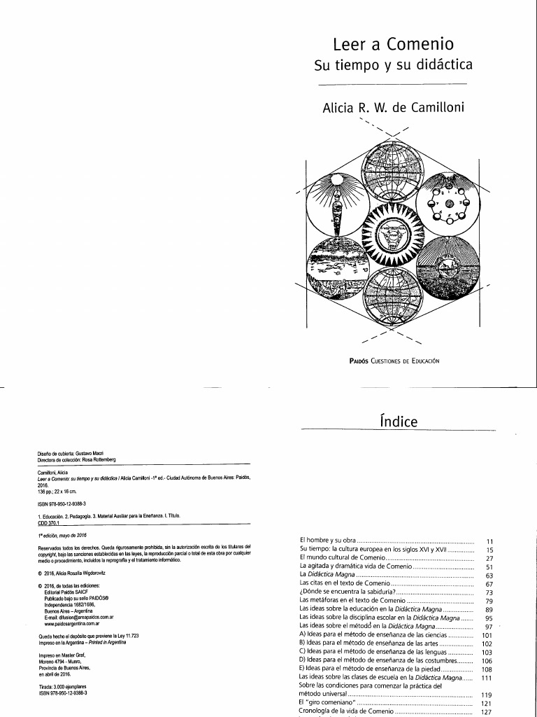 CAMILLONI Alicia 2016 Leer Comenio | PDF