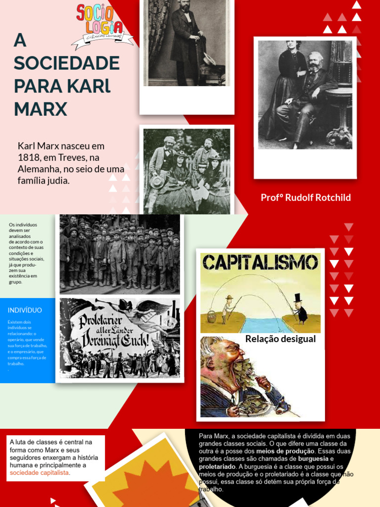 A Sociedade para Karl Marx | PDF | Karl Marx | Exploração do trabalho