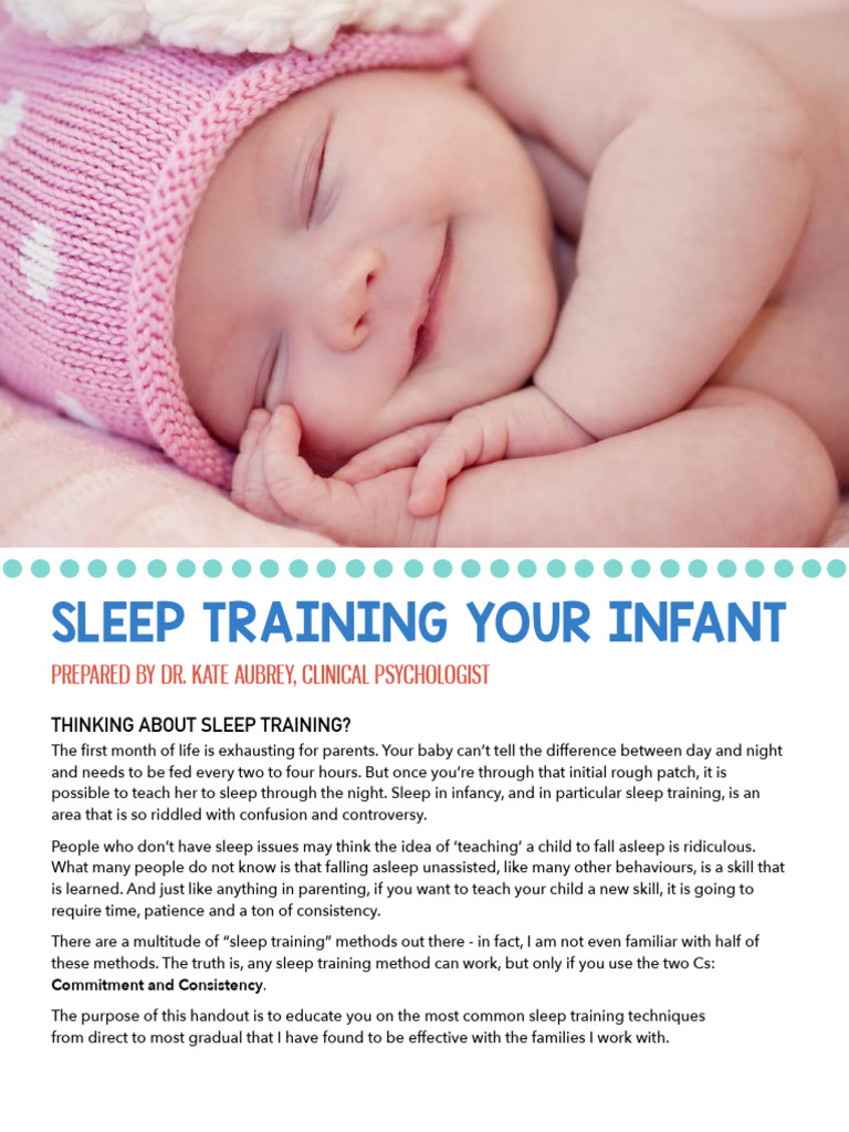 Sleep Training Your Infant Guide | PDF | Sleep | Infants