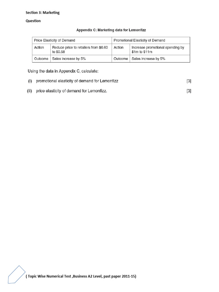 Business A2 Level Past Papers 2011-15 | PDF