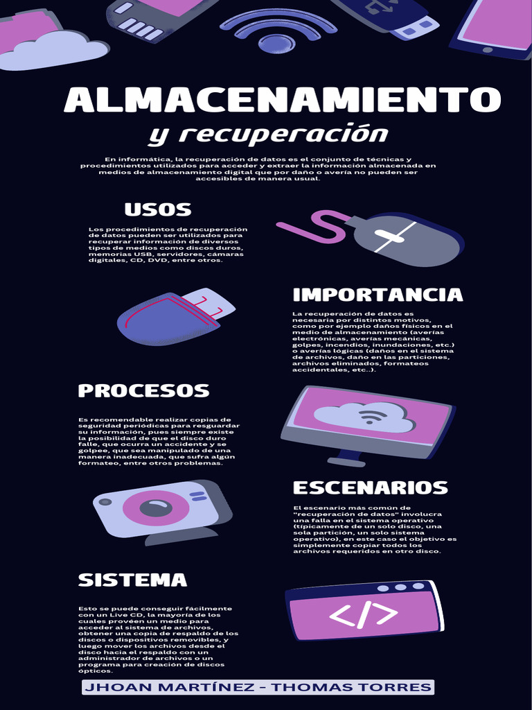 En informática, la recuperación de datos es el conjunto de técnicas y ...