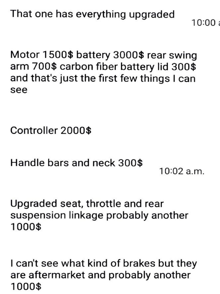 Surron Upgrades 2024 | PDF