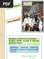 Miindaa Haaraa Bara 2018 | PDF