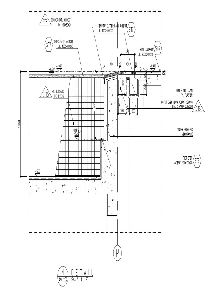 Detail-2 Gutter Kolam Renang-Model | PDF