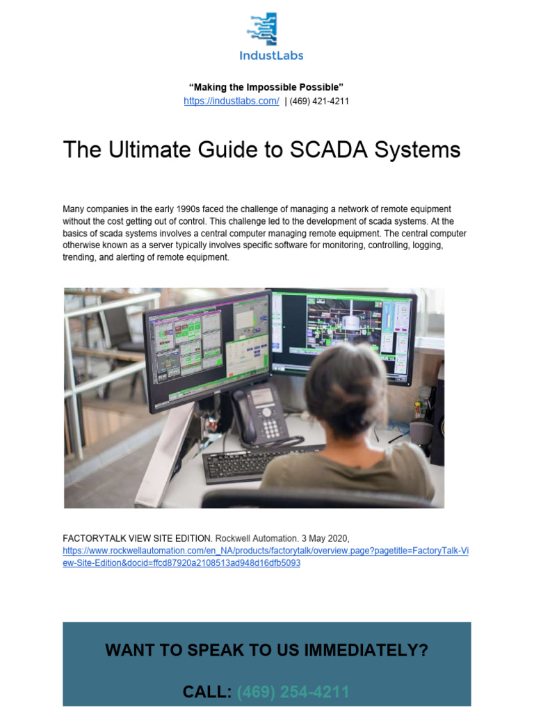 The+Ultimate+Guide+to+SCADA+Systems - INDUSTLab | PDF | Scada | Computer Network