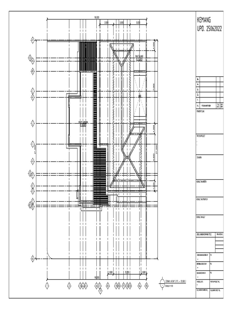 Denah Atap Kemang 1 | PDF