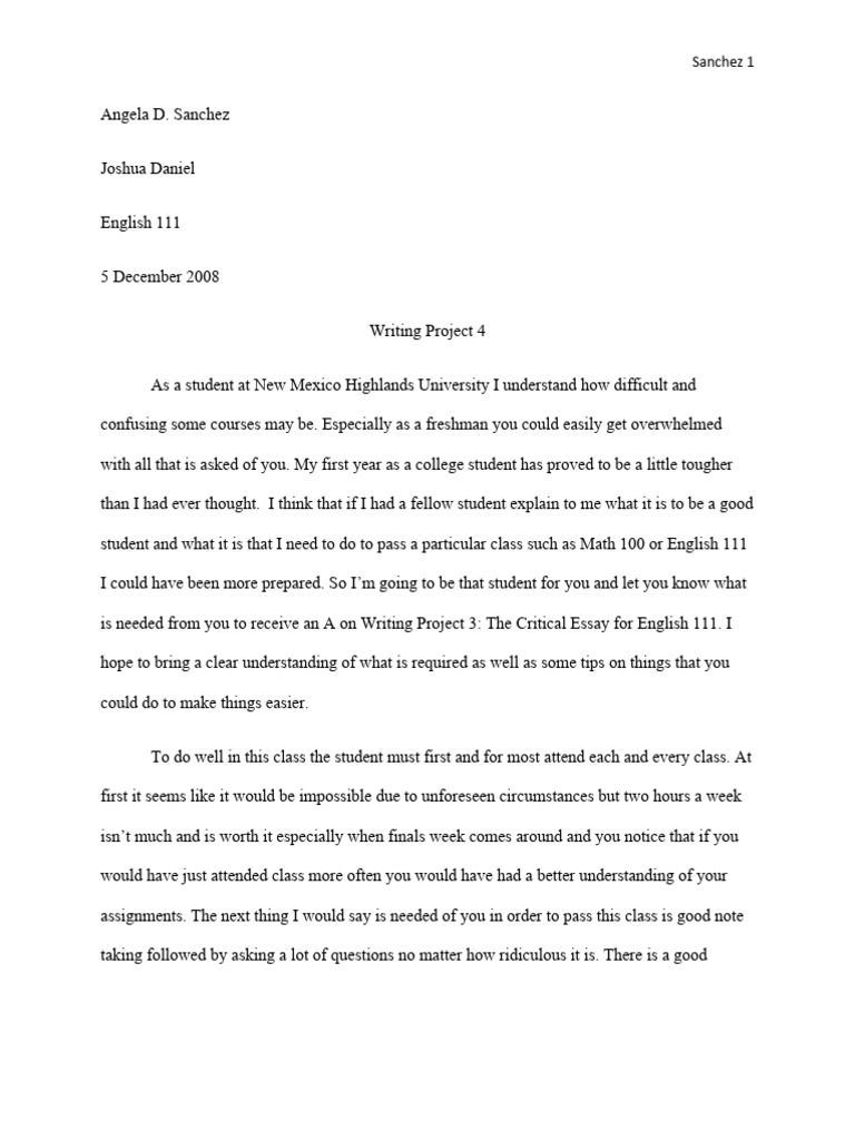 Writing Project 4 | PDF | Logos | Essays