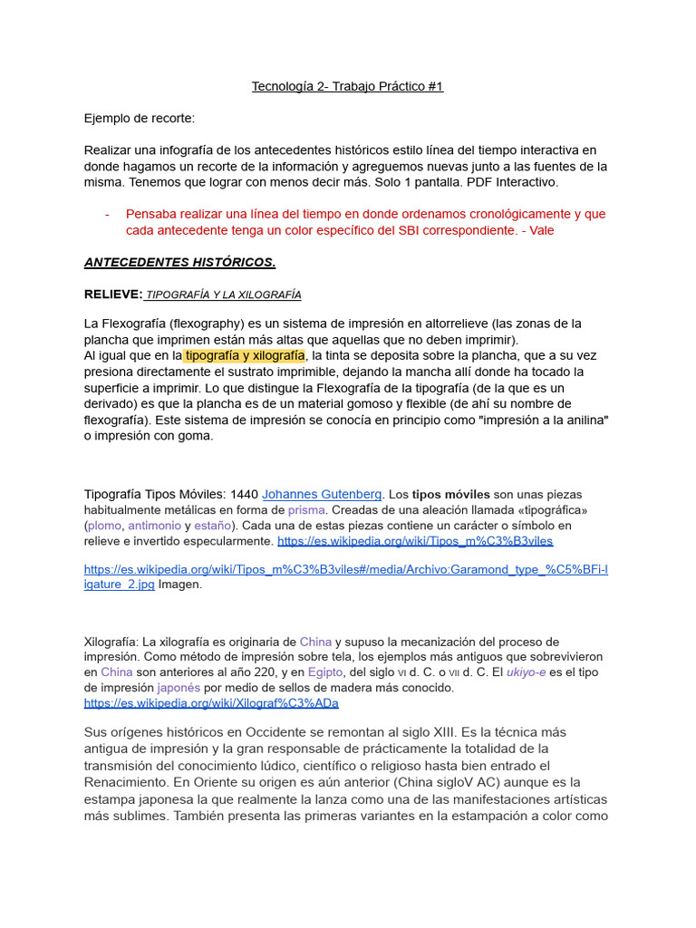 Recorte Tecno2 TP01 | PDF | Litografía | Impresión