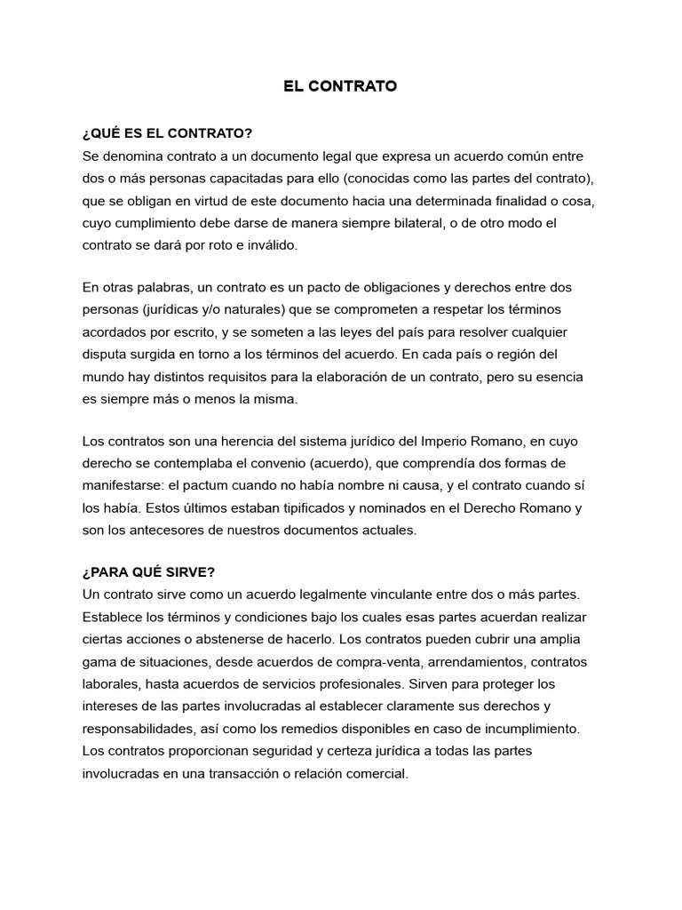 Guía Completa sobre Contratos Legales | PDF | Justicia | Crimen y violencia