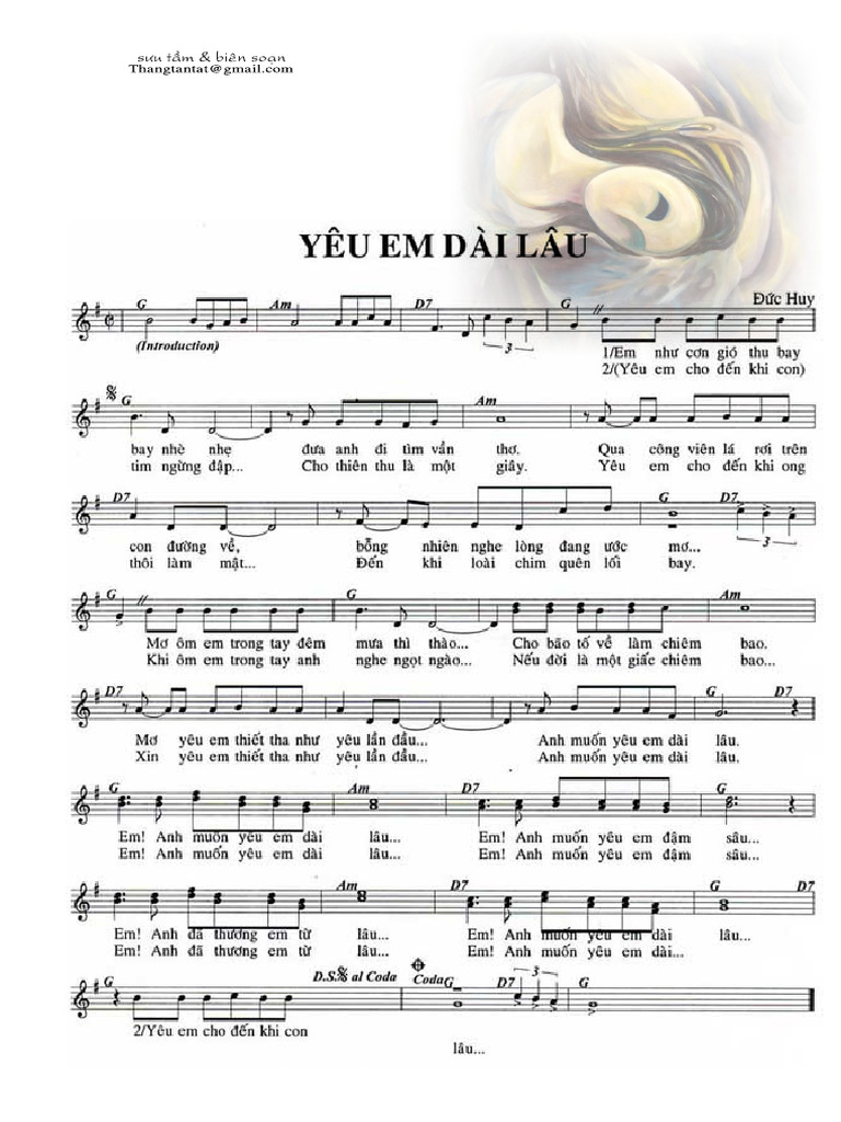 Yeu em Dai Lau (Fake Sheet) - Duc Huy | PDF