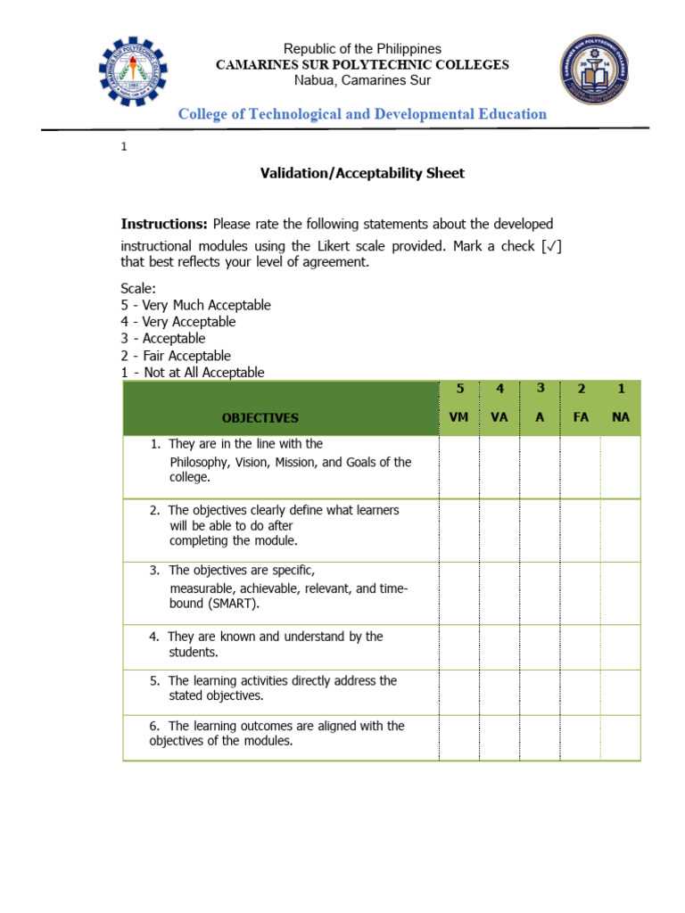 VA-sheet | PDF | Learning | Human Communication