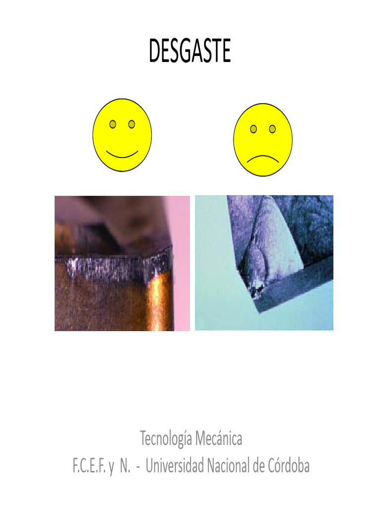 Desgaste | PDF | Fricción | Acero