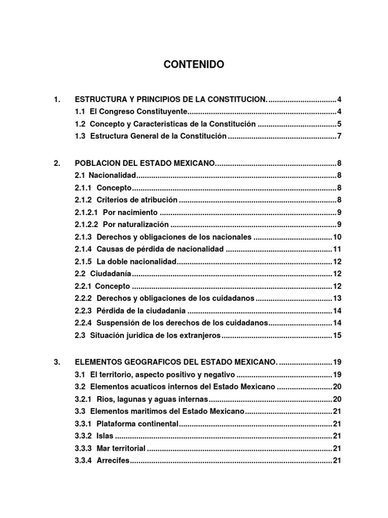 Estructura y Principios de La Constitucion | PDF | Zona económica ...