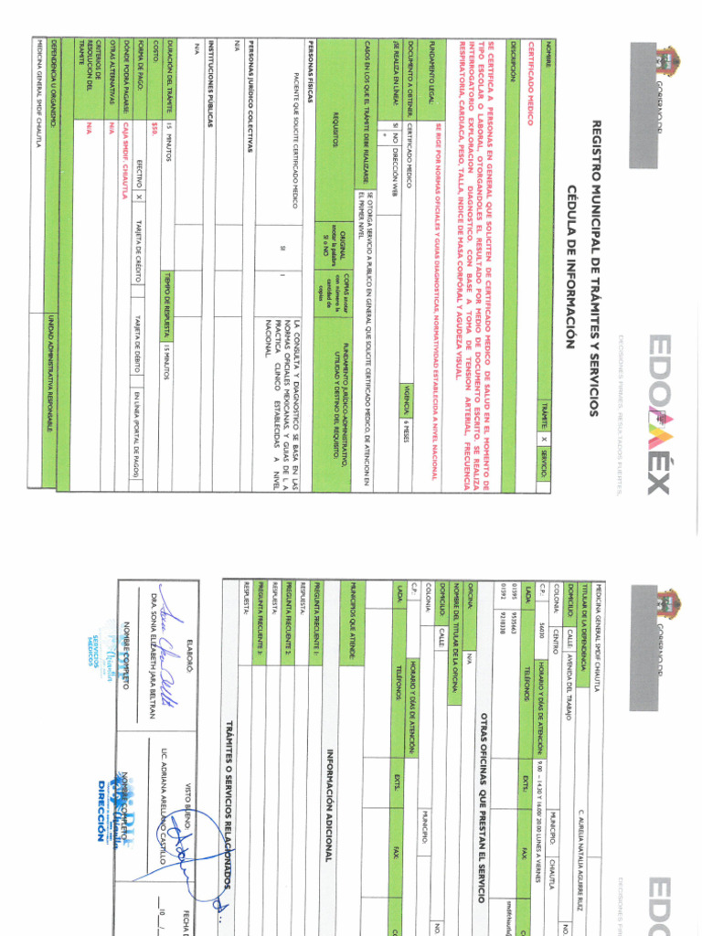 Certificado Médico Pdf