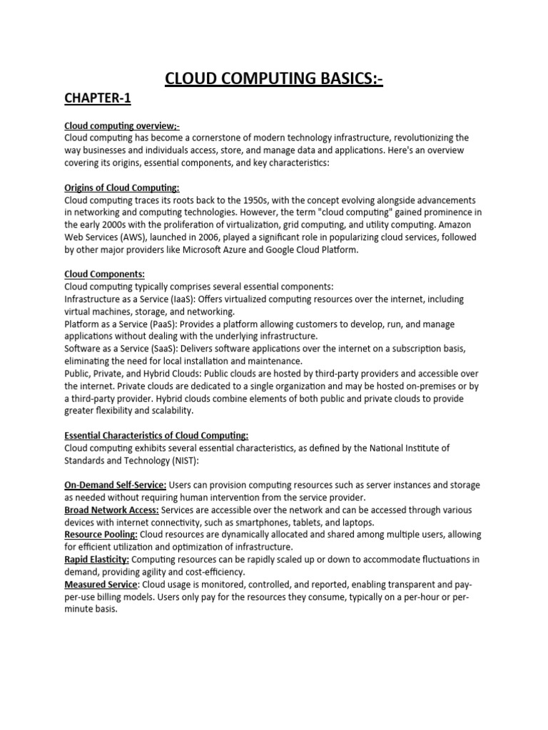 Cloud Computing 6TH Sem | PDF | Cloud Computing | Virtualization