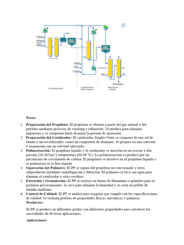 Dinamica y CTRL de Procesos | PDF | Reactor Quimico | Polimerización