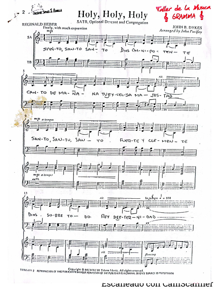 Holy, Holy, Holy | PDF