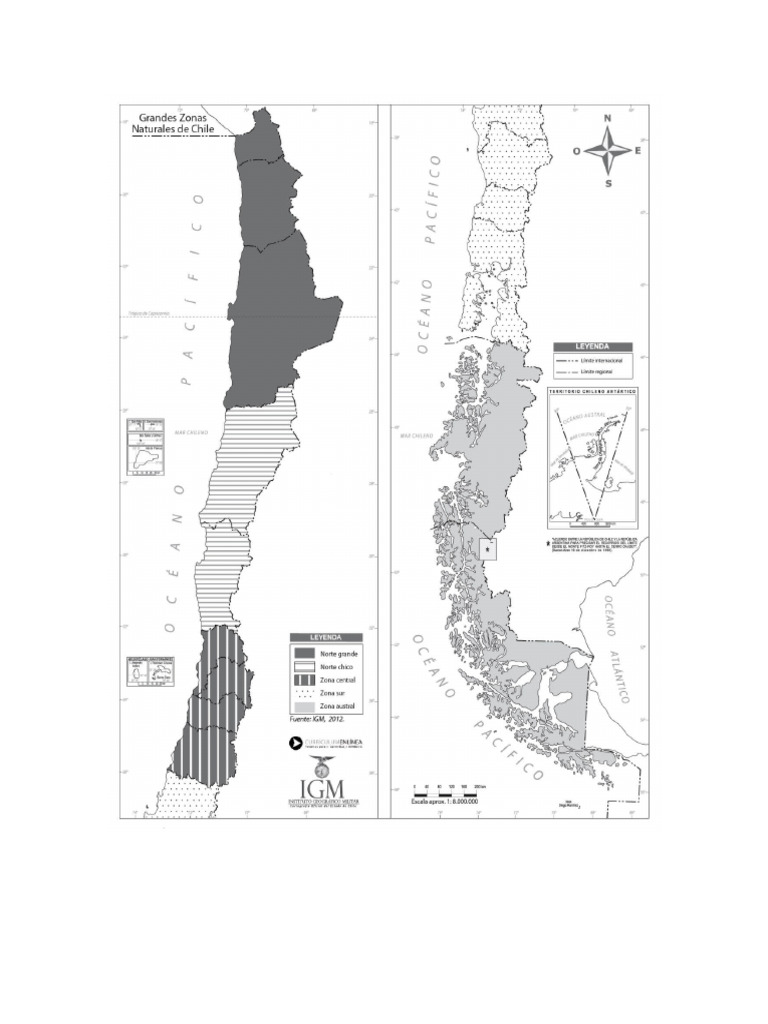 Zonas Geograficas de Chile | PDF