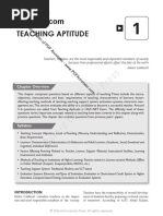 Teaching Aptitude Notes | PDF | Learning | Educational Assessment