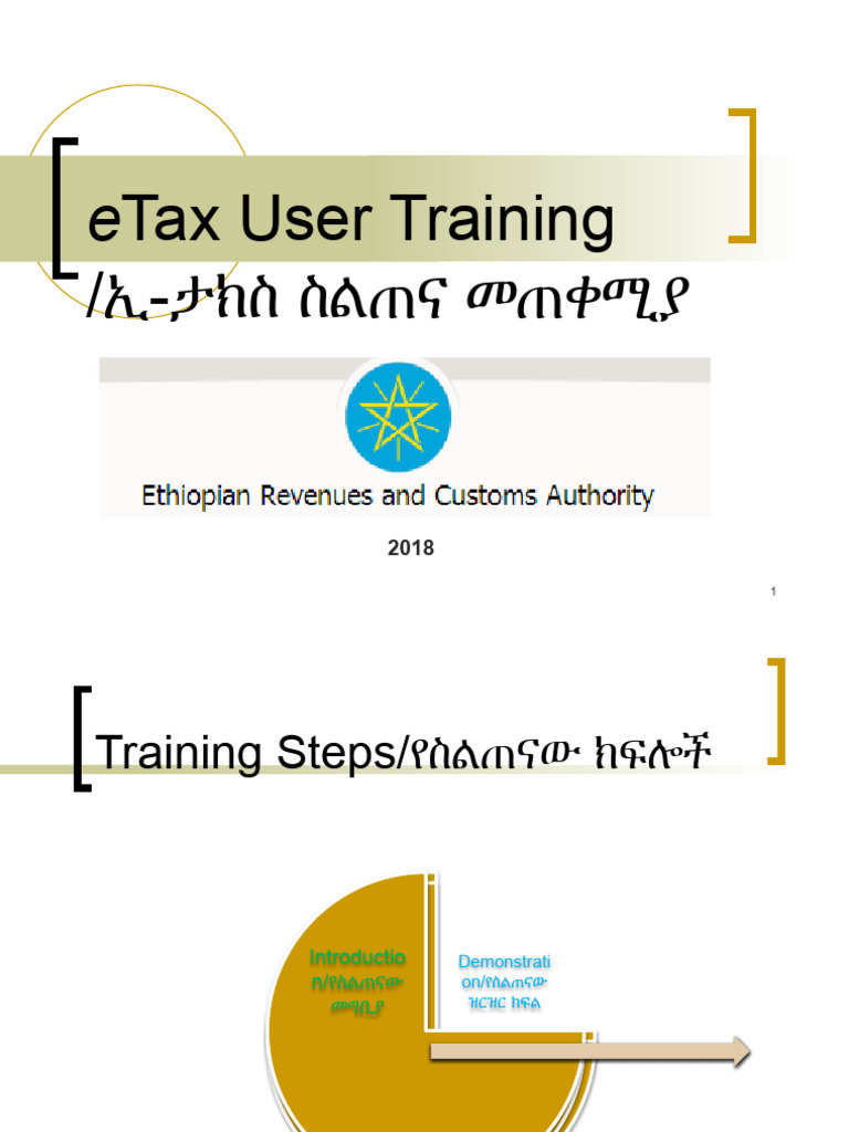 Etax User Training | PDF