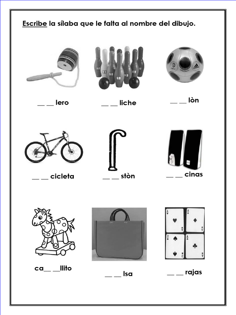 Inicial Cuadernillo Silabas Que Faltan Me360 | PDF | Hogar, jardinería y bricolaje