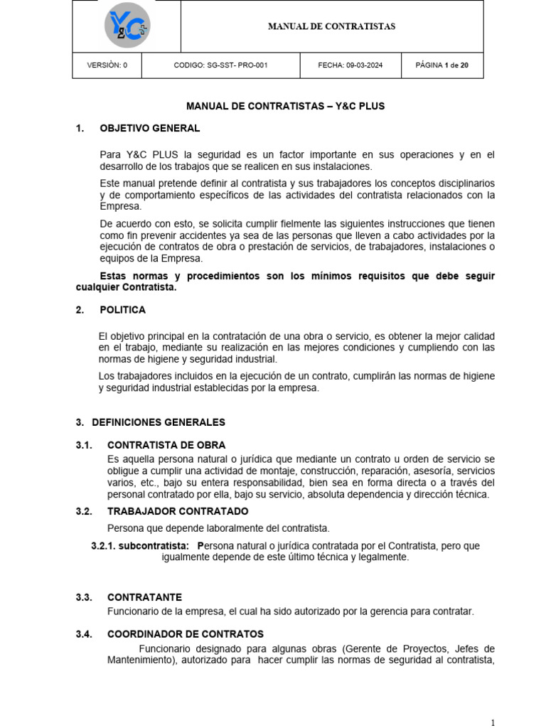 Manual de Contratistas | PDF | Máquina elevadora | Soldadura