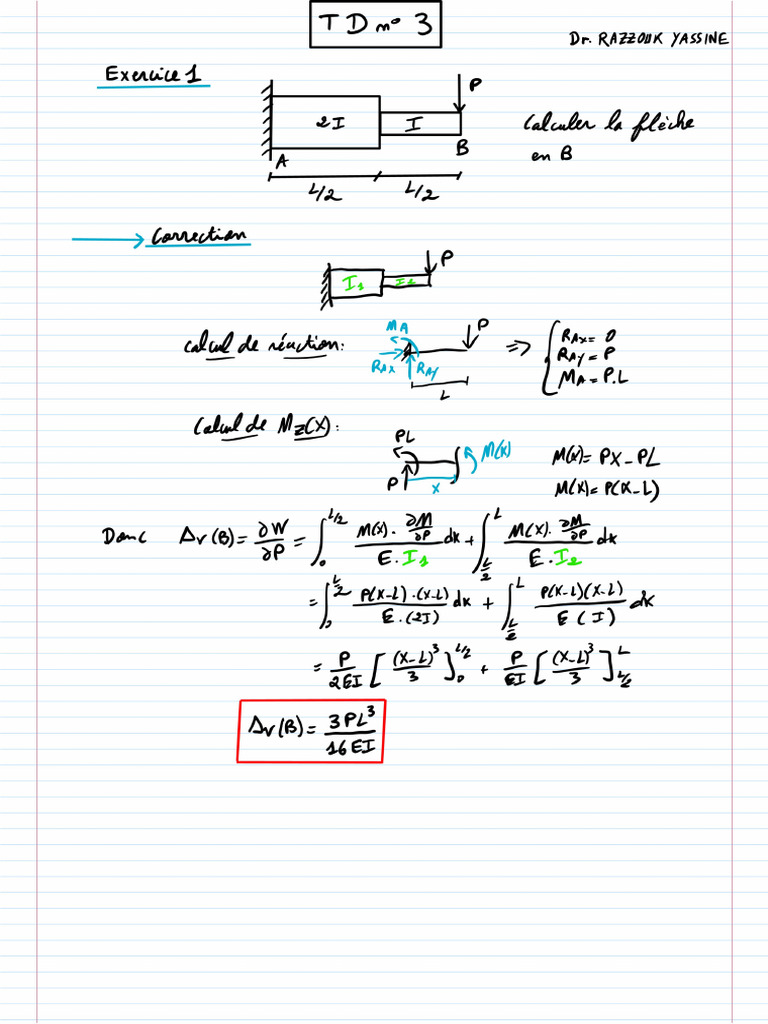 TD3 Avec Correction | PDF
