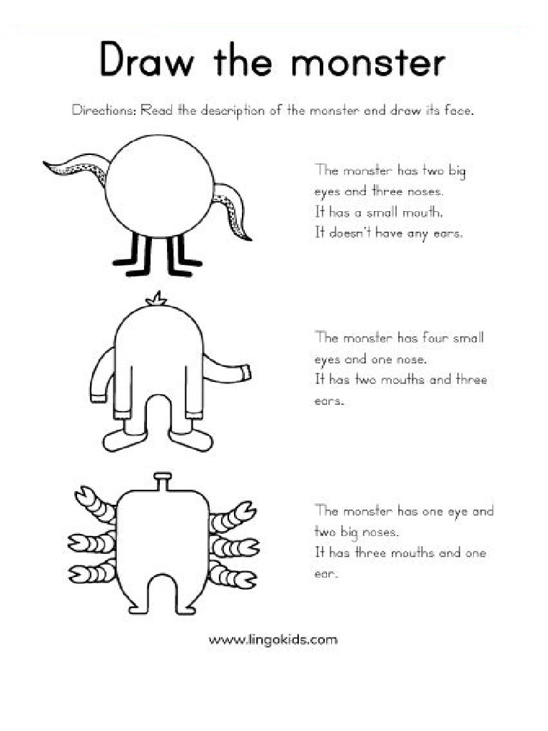 Draw The Monster | PDF